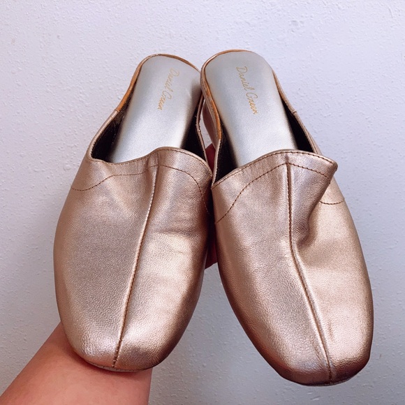 Daniel Green | Shoes | Vintage Daniel Green Metallic Slippers 85 M | Poshmark
